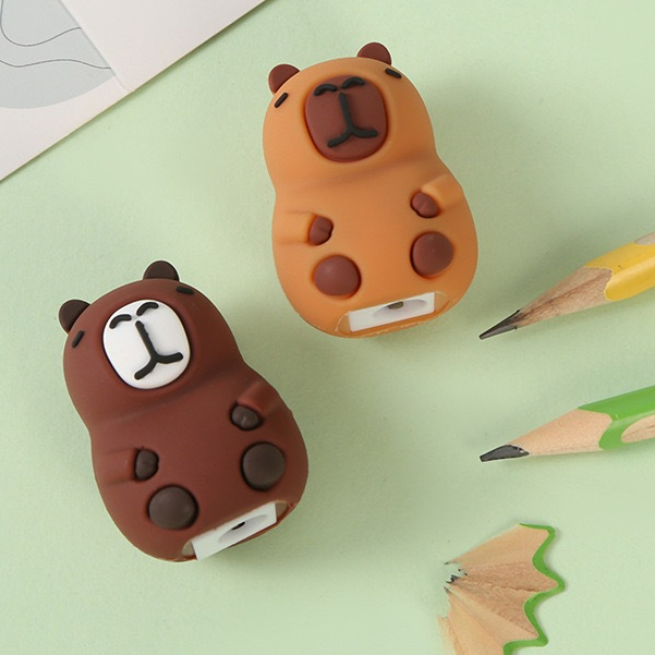 Pencil Sharpener Pencil Sharpener Capybara Ornaments Animal Ornaments ...