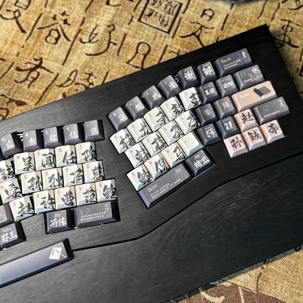 142 Keys Hundred Family Names Theme Keycaps Cherry Profile PBT Dye ...