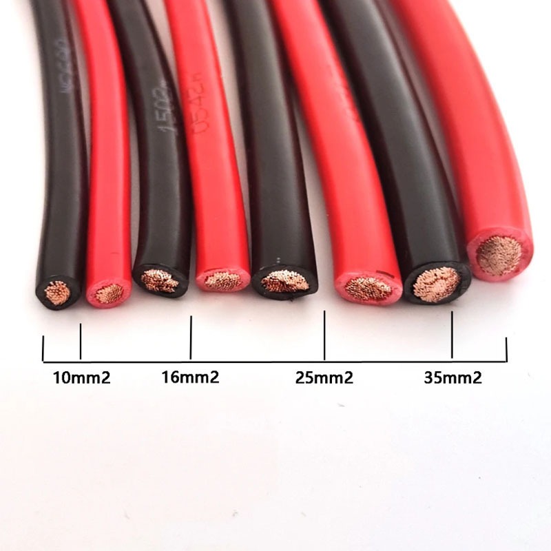 1Meters RV Copper Wire Flexible Cable Electrical Wires 10mm²/16mm² ...