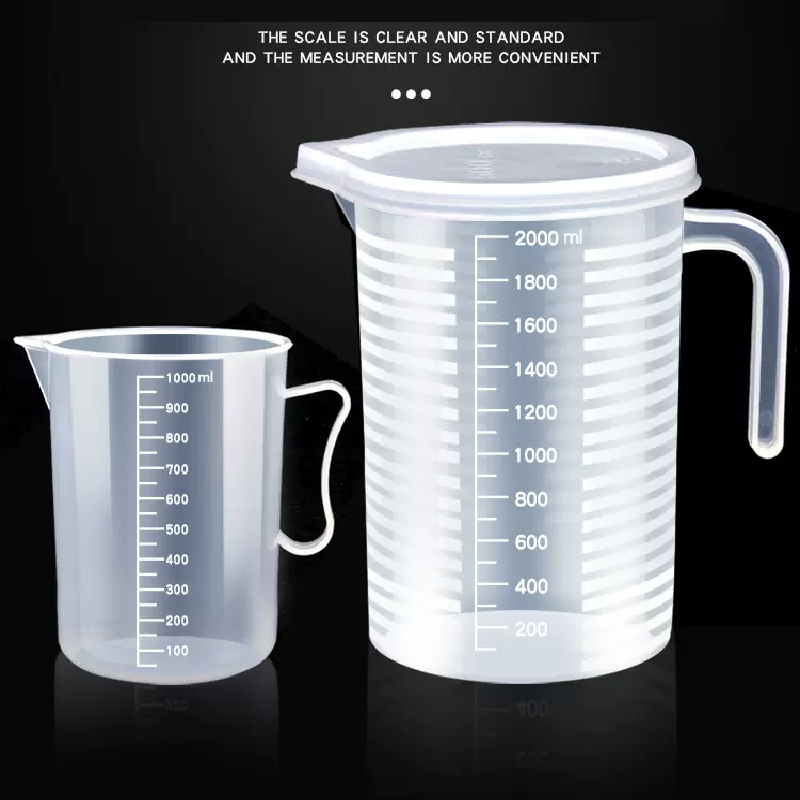 Food Grade Plastic Measuring Cup PP Experimental Equipment Thickened With Scale Measuring Cup ...