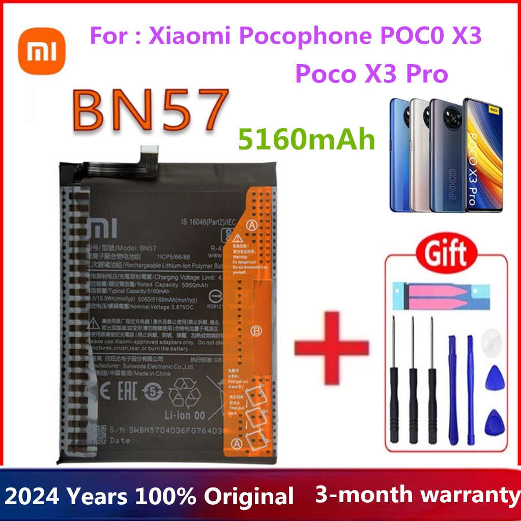 {Spot goods} 100%original xiaomi BN57 pplicable to xiaomi Poco X3 NFC ...