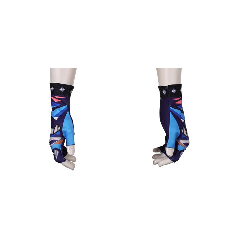 Valorant Yoru Blue Printed Gloves Cosplay Accessories Props | Shopee ...