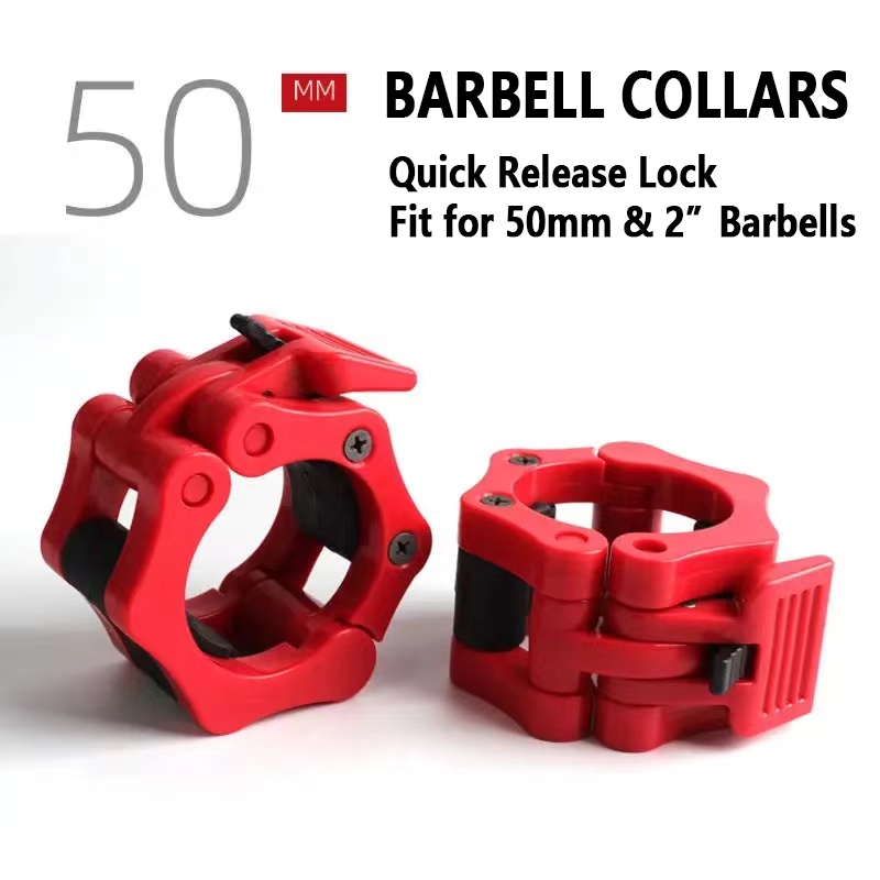 Olympic Barbell Collar (1 Pair) - Quick Release Barbell Clamp | Shopee ...