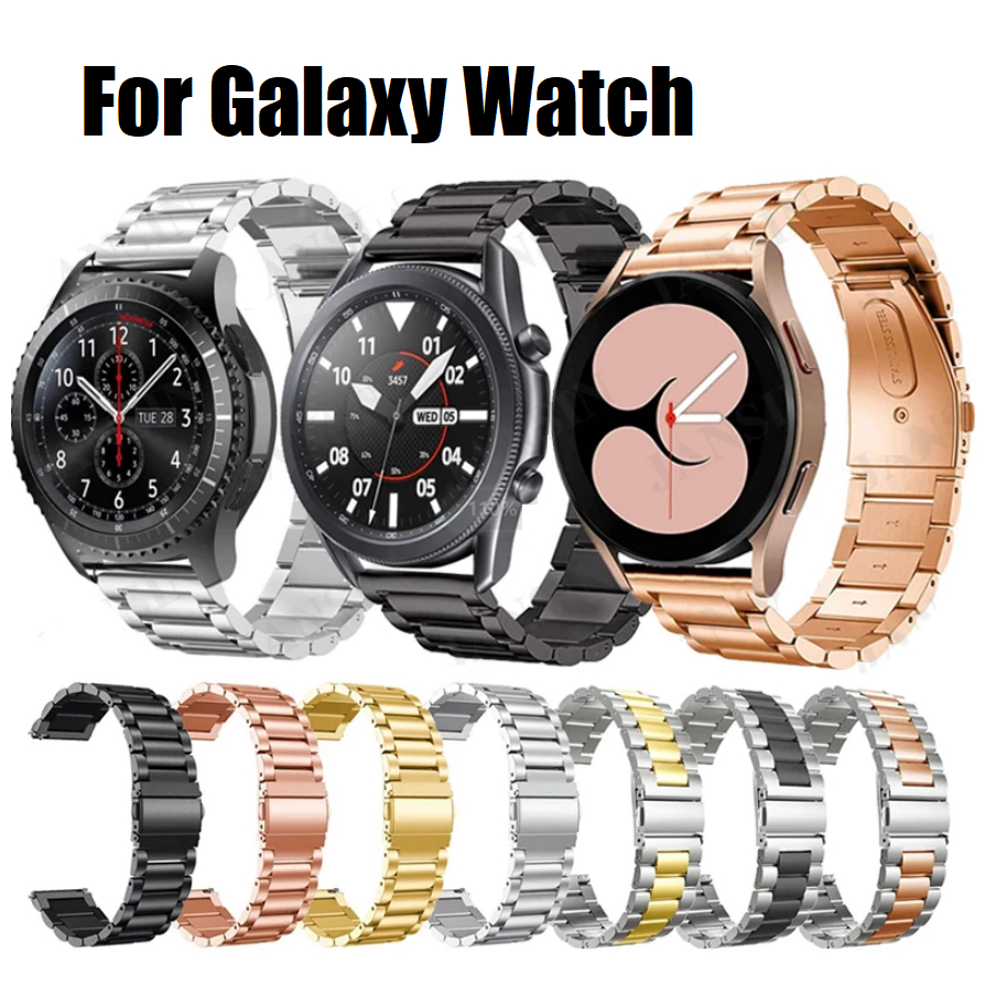 For Samsung Galaxy Watch 7 Strap Stainless Steel Metal Replacement ...