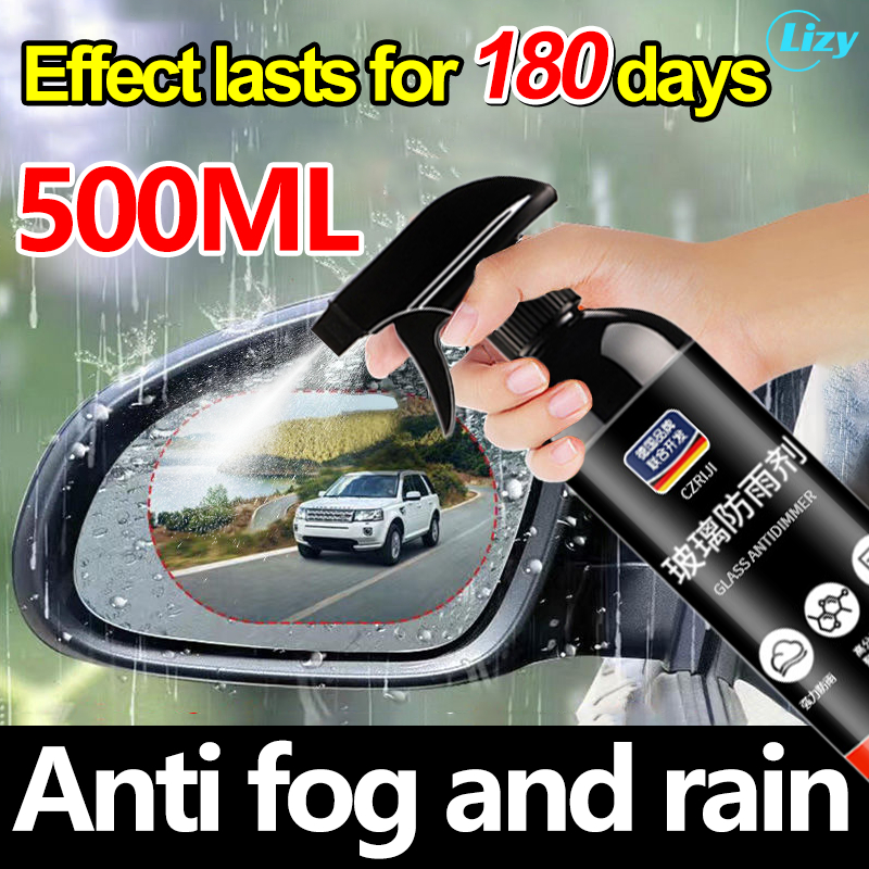 LIZY Anti Fog Spray for Glass 500ML Anti-Rain Windshield Agent ...