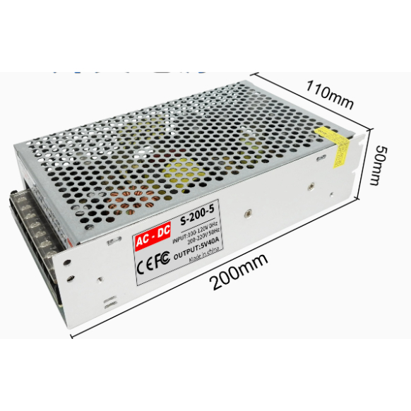 AC230V to DC5V LED Power Supply 4A5A6A8A10A15A20A30A40A60A LED Display ...