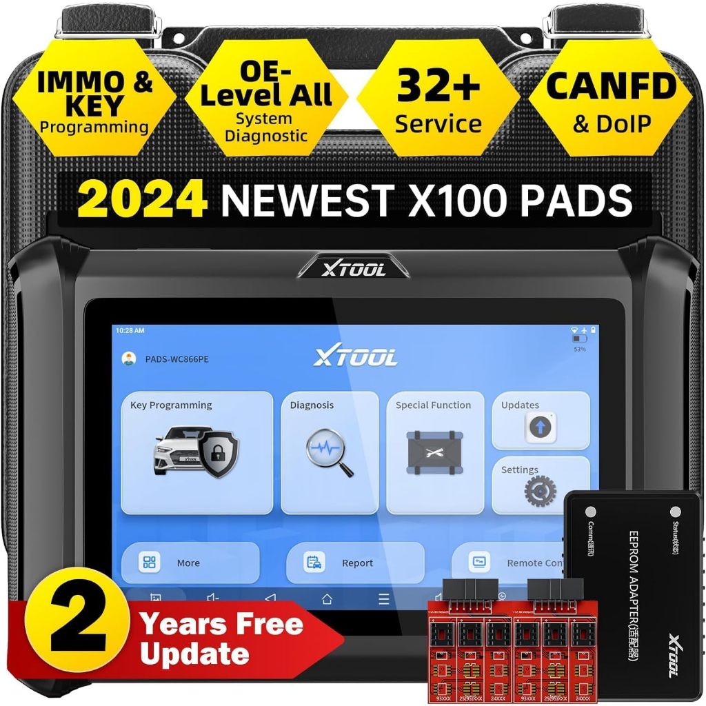 XTOOL X100PADS V2.0 OBD2 Scanner OBD2 Car Scanner Full System ...