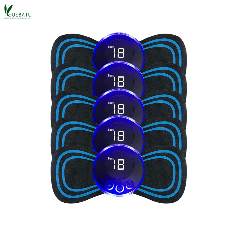 EMS Cervical Spine Massager Mini Electric Neck Tens Low Pulse Back Body ...