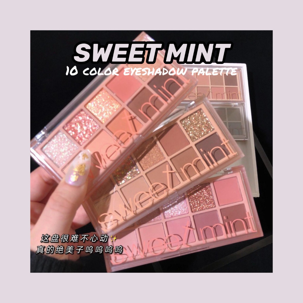 SWEET MINT 10 Color Eyeshadow Palette | Shopee Philippines