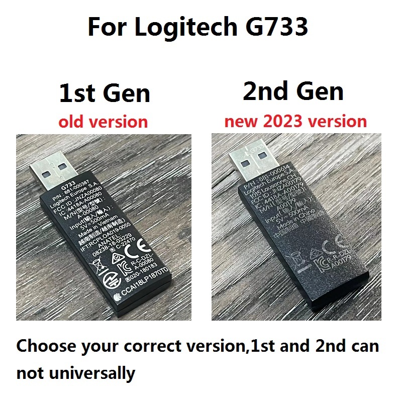 Original Spare parts for Logitech G733 1st Gen/2nd Gen 2023 verion ...