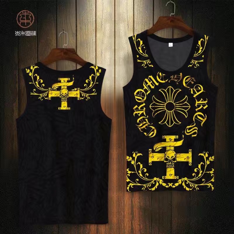 Independent brand design vest cross logo printing design vest | Shopee ...