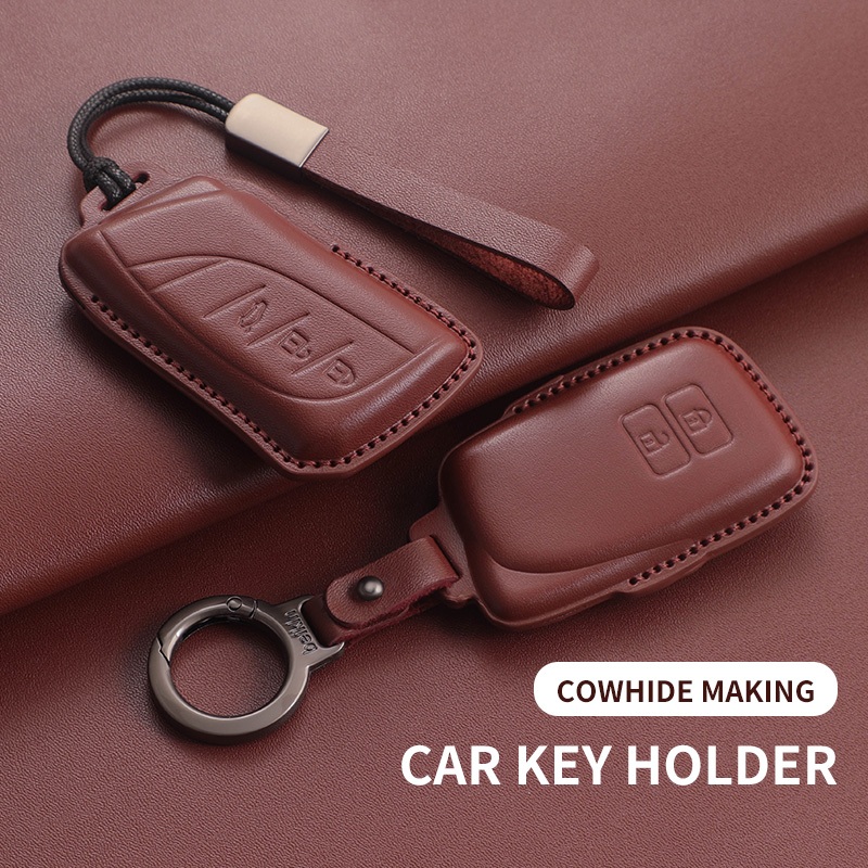 Leather Car Key Case For Lexus A B C Genuine Leather | Shopee Philippines