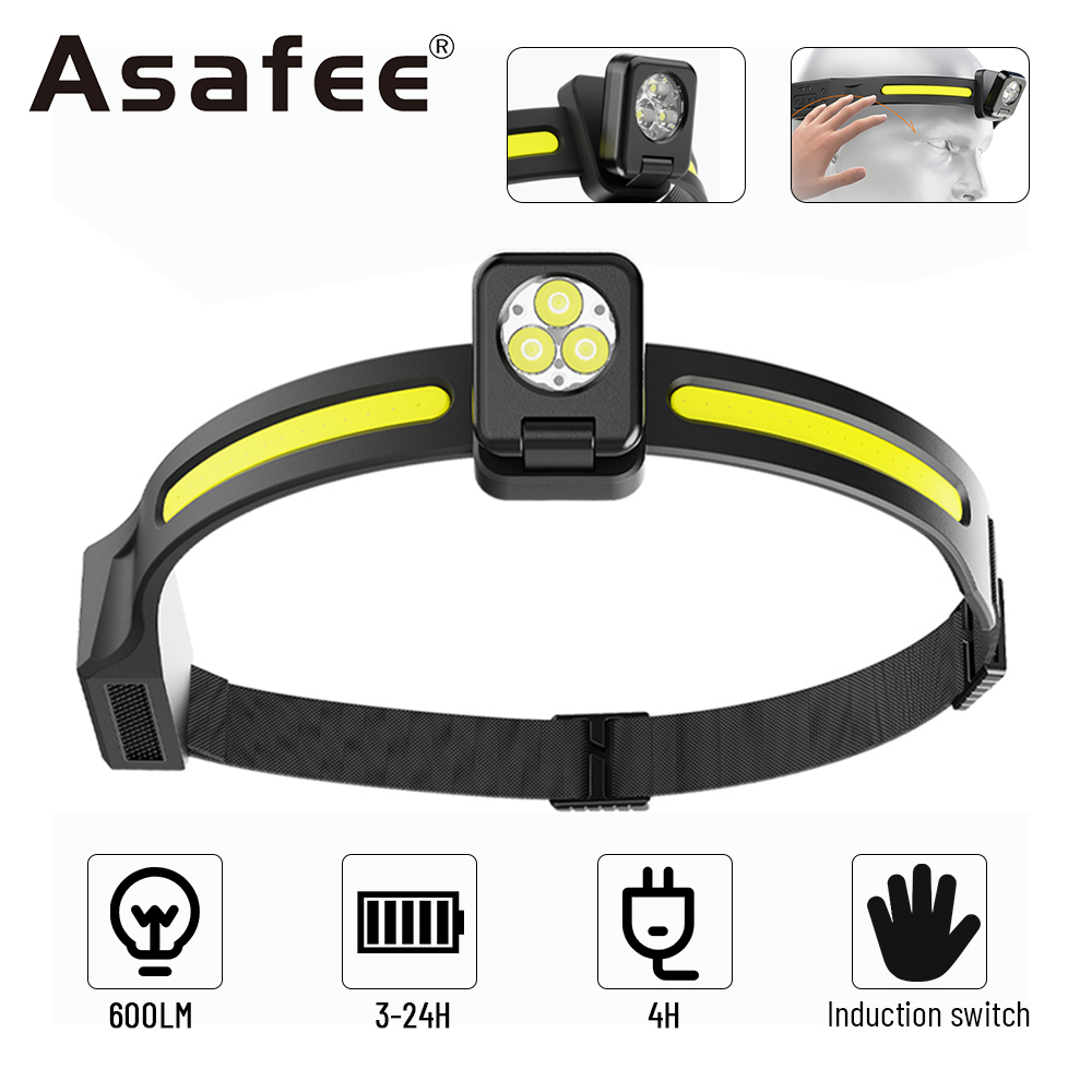 Asafee XY200 Outdoor Multi functional Headlight COB LED Ultra Bright ...