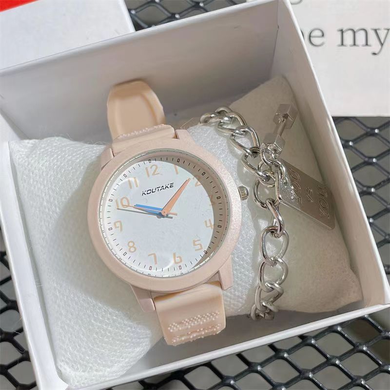 Macaron Candy Color Teenagers Girls Watch Female Silicone Soft Band ...