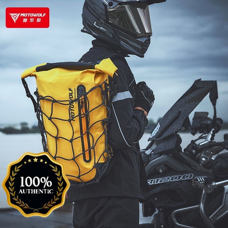 Motowolf Backpack Traveling by Motorcycle Cycling Fixture Knight ...