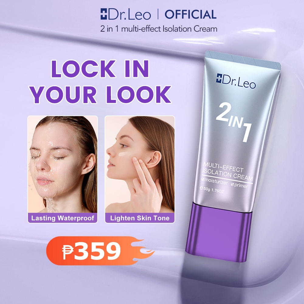 [50g]Dr.Leo Multi-Effect Isolation Cream Face Primer Cream Waterproof Moisturize Even Skin Tone ...