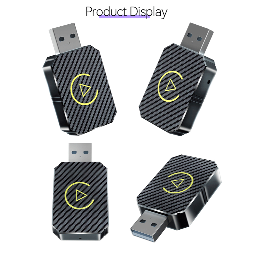 Q1M Wireless Carplay/Android Auto Box/Auto Pop up/Quick Connect/Type-C ...