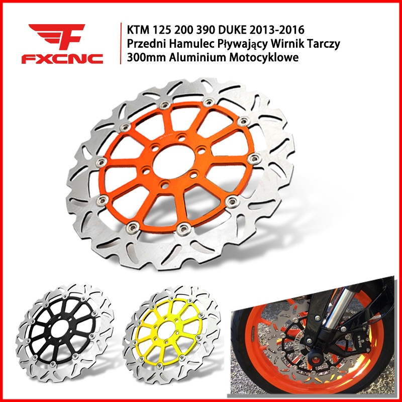 FXCNC KTM 125 200 390 duke 2013-2016 300mm Aluminum Motorcycle Front ...