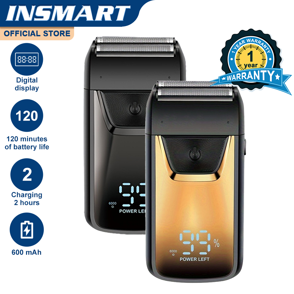 INSMART Electric Shaver For Men Rechargeabl Electric Shaver Razor For ...