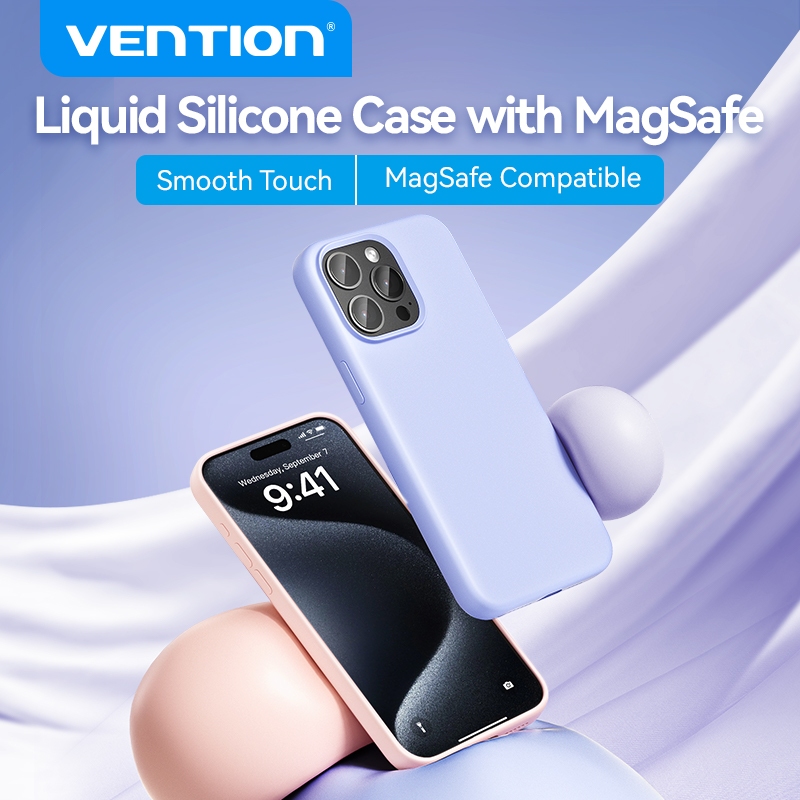Vention Liquid Silicone Phone Case with MagSafe for iPhone 16 pro max ...