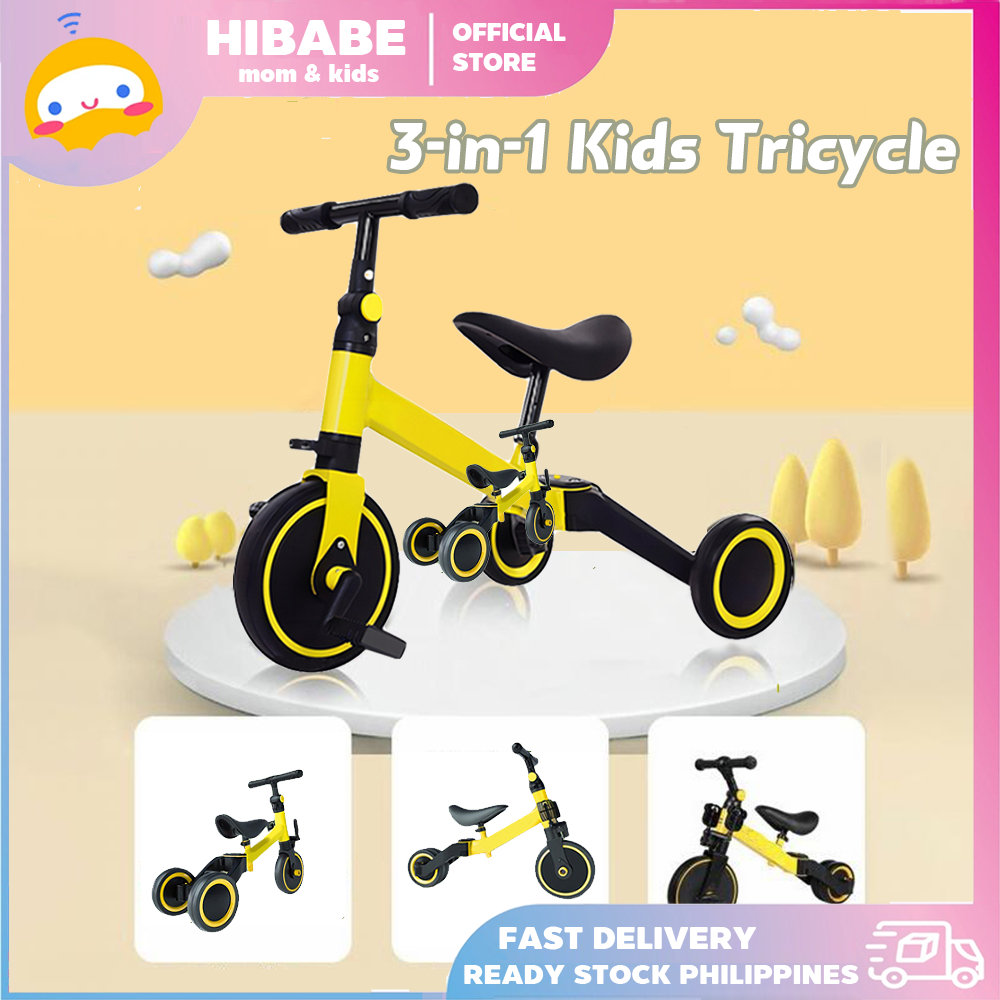 Kids 3 in1 Multi-function Baby Walker Tricycle Bike with safety Mini ...