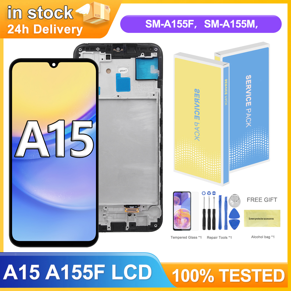 AMOLED Samsung Galaxy A15 4G 5G LCD Display Touch Screen A155F A155F ...