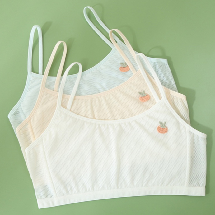 Girl inner wear kids bra teen vest children camisole student cotton 10 ...