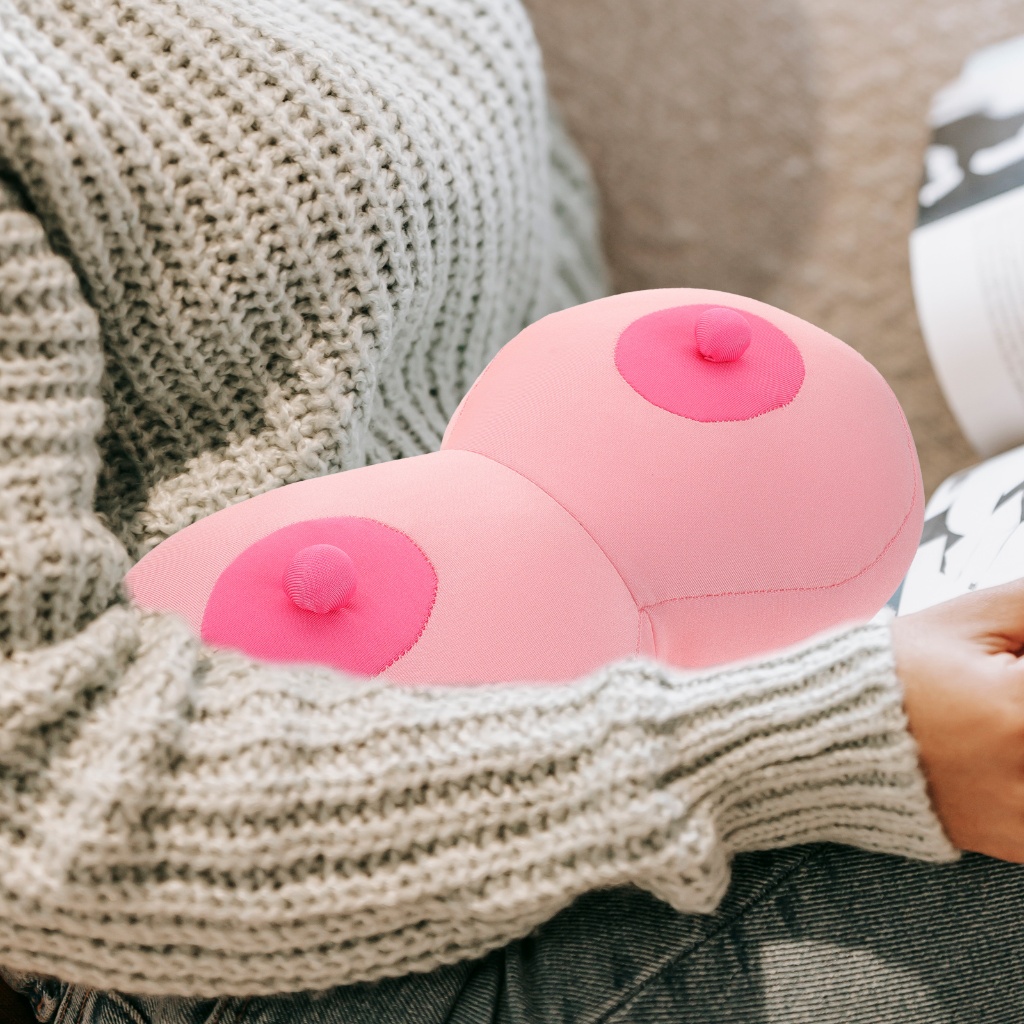 Novelty Boobie Boob Pillow Cushion Hen Stag Night Hilarious Gag Gift | Shopee Philippines