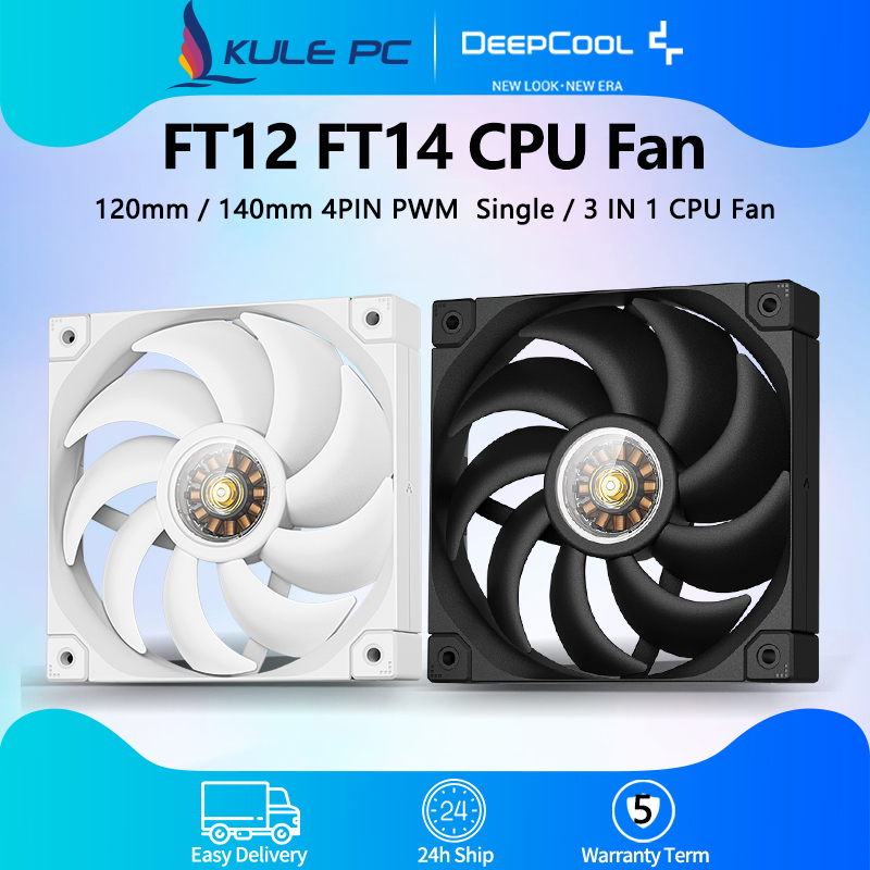 Deepcool FT12 FT14 FT12-SLIM FT9-SLIM CPU Fan 120mm 140mm 90mm 4PIN PWM Case Pc Fan | Shopee ...