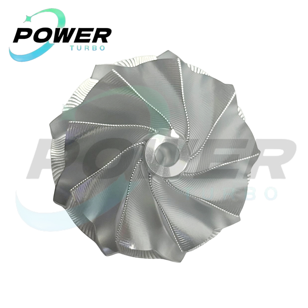 TD05 55.28*65 mm 9+0 blades Forward Performance Turbo Billet compressor ...