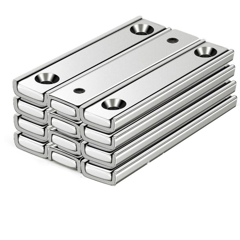 Strong Magnets Bar, Neodymium Rare Earth Magnet Heavy Duty, Rectangular ...