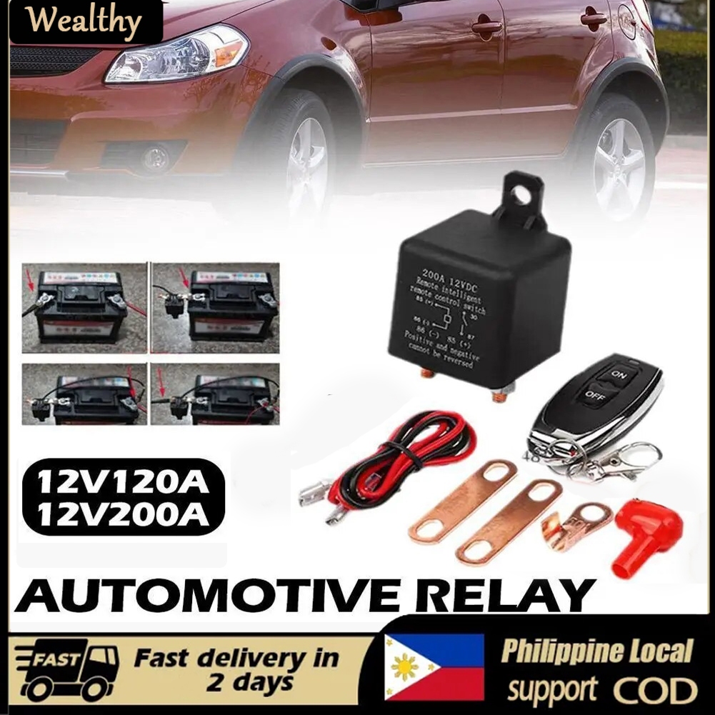 Local delivery Car Auto 12V 200A Universal Battery Switch Relay ...