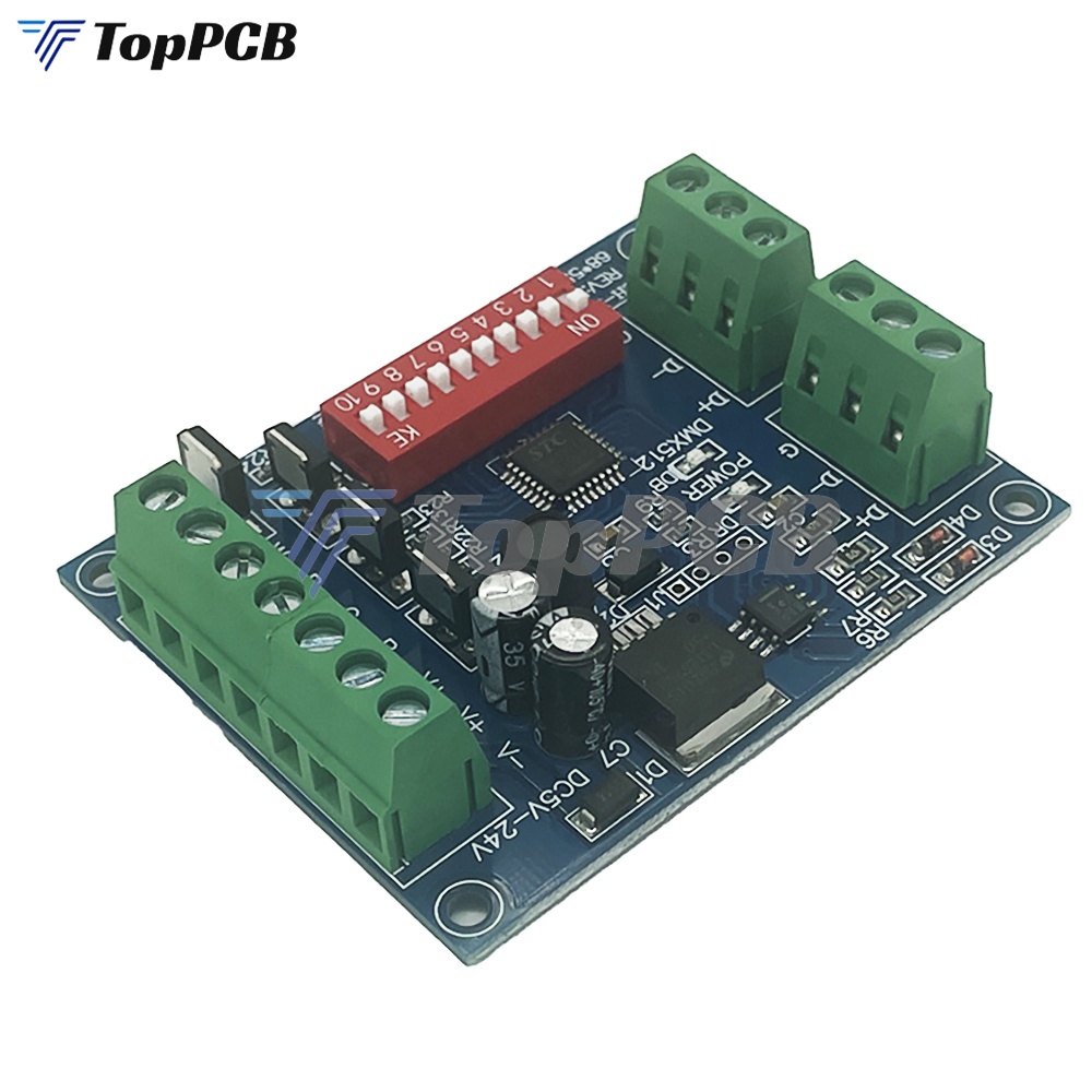 DMX512 4CH 4-channel RGBW simple DMA decoder, dimmer, controller ...