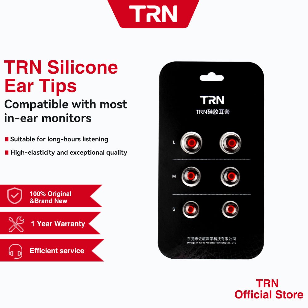 TRN 3 Pairs(6pcs) In Ear Tips Earbuds Earphone For TRN KZ QKZ SIMGOT ...