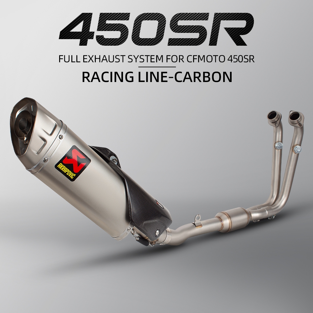 Akrapovic M1 For CF MOTO 450sr 450nk full racing exhaust line system ...