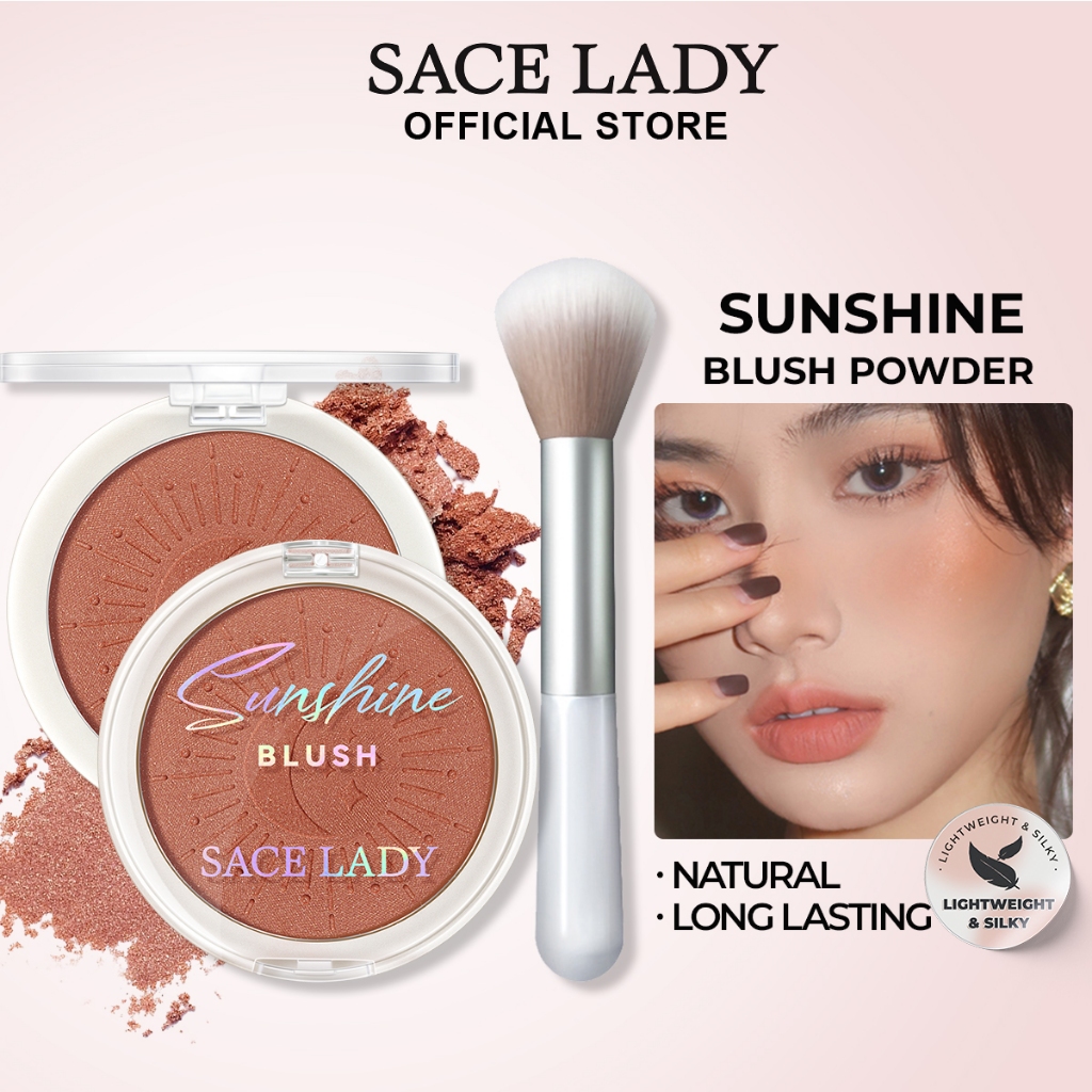 SACE LADY Blush Powder Long Lasting Cheek Blush High Pigment Natural ...