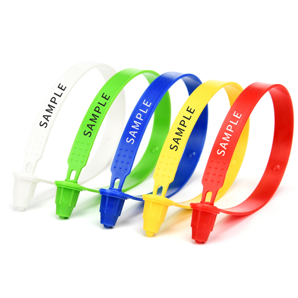 100pcs Plastic Seals Truck Trailer Seals Numbered Security Tags Tamper ...