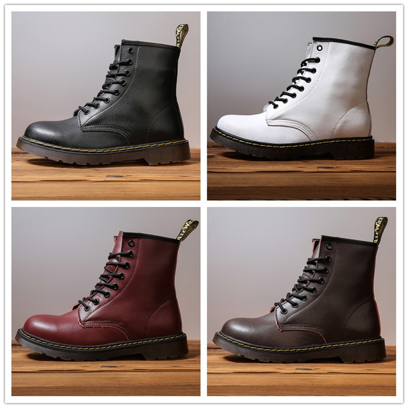 Martin Boots Formal Shoes Big Toe Leather Martin Boots Cargo Shoes Men ...