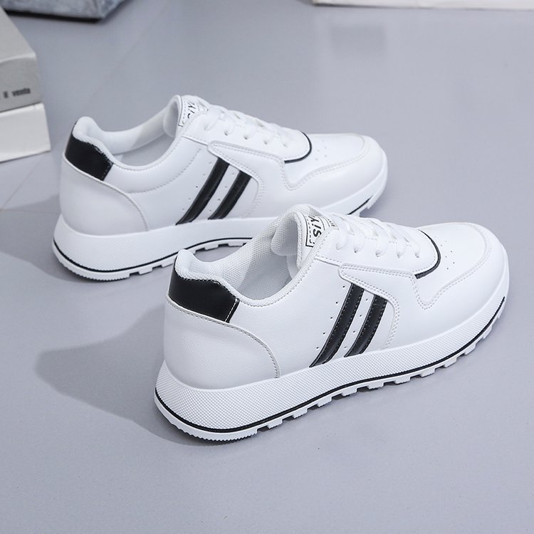 YR 【sports shoes 】Laces type sneakers for women Low cut white casual ...