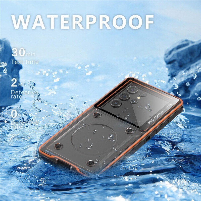 360° Full Coverage Waterproof Case for iPhone Android Phones Below 6 ...