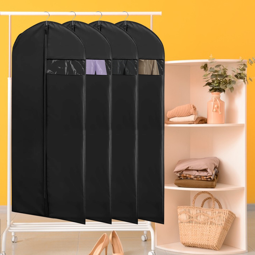 Dress Garment Protector Dust-proof Covers Suit Case Garment Bags Zipper ...