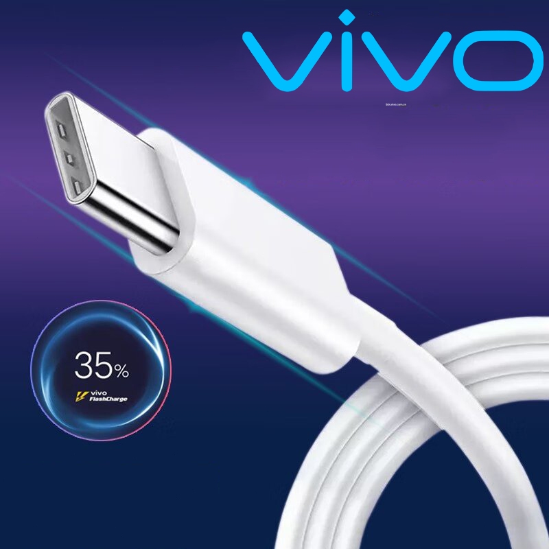 VIVO Charger Original Fast Charger 65W Type-C Cable Data Line For ...