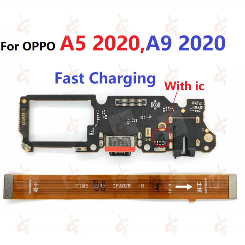 Charging board flex for OPPO A5 2020 A9 2020 Main board Mainboard flex ...