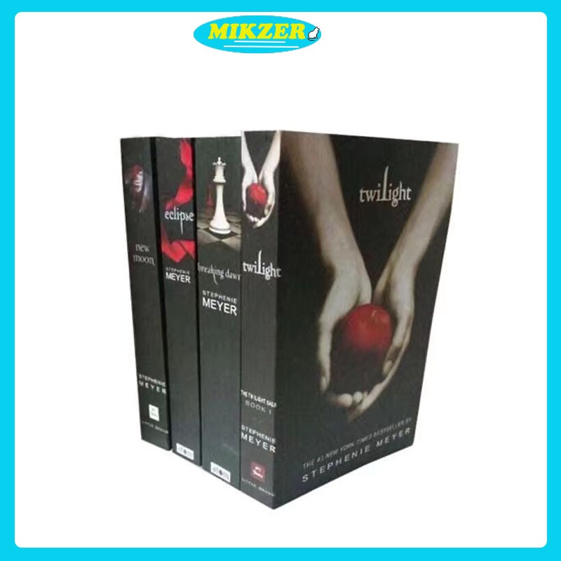 【Update】The Twilight Saga Series Books set of 4 by Stephenie Meyer (New Moon, Eclipse) 4 books ...