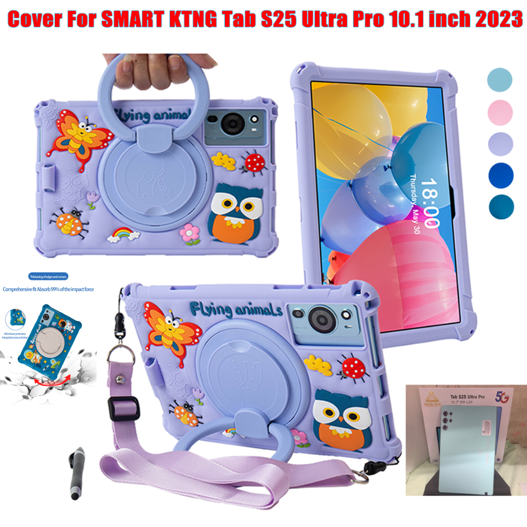 For SMART KTNG Tab S25 Ultra Pro 10.1 inch 2023 Fashion Cute Cartoon ...