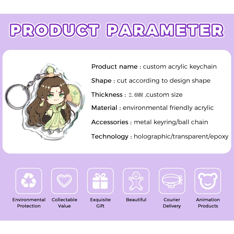 Customized acrylic keychain custom made standee Gift DIY commercial ...