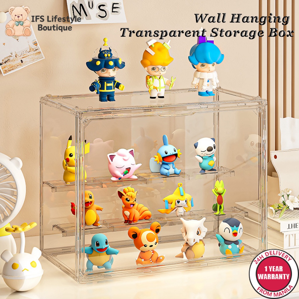 IFS Acrylic Transparent Boxes Popmart Storage Organizer Stackable ...