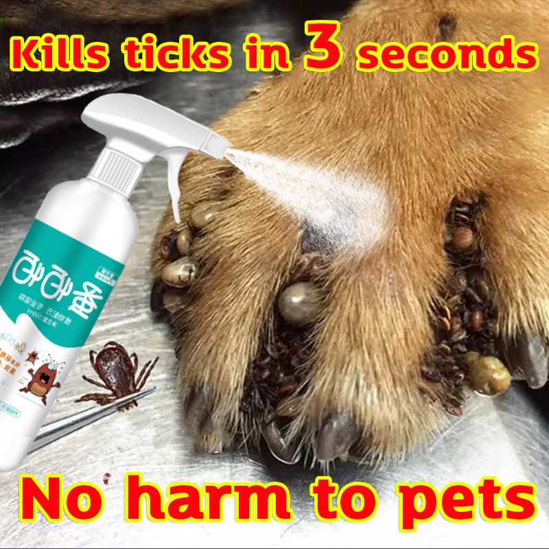 (3 Seconds to Kill Ticks)100ml Tick and Flea Spray 3 Seconds to Kill ...