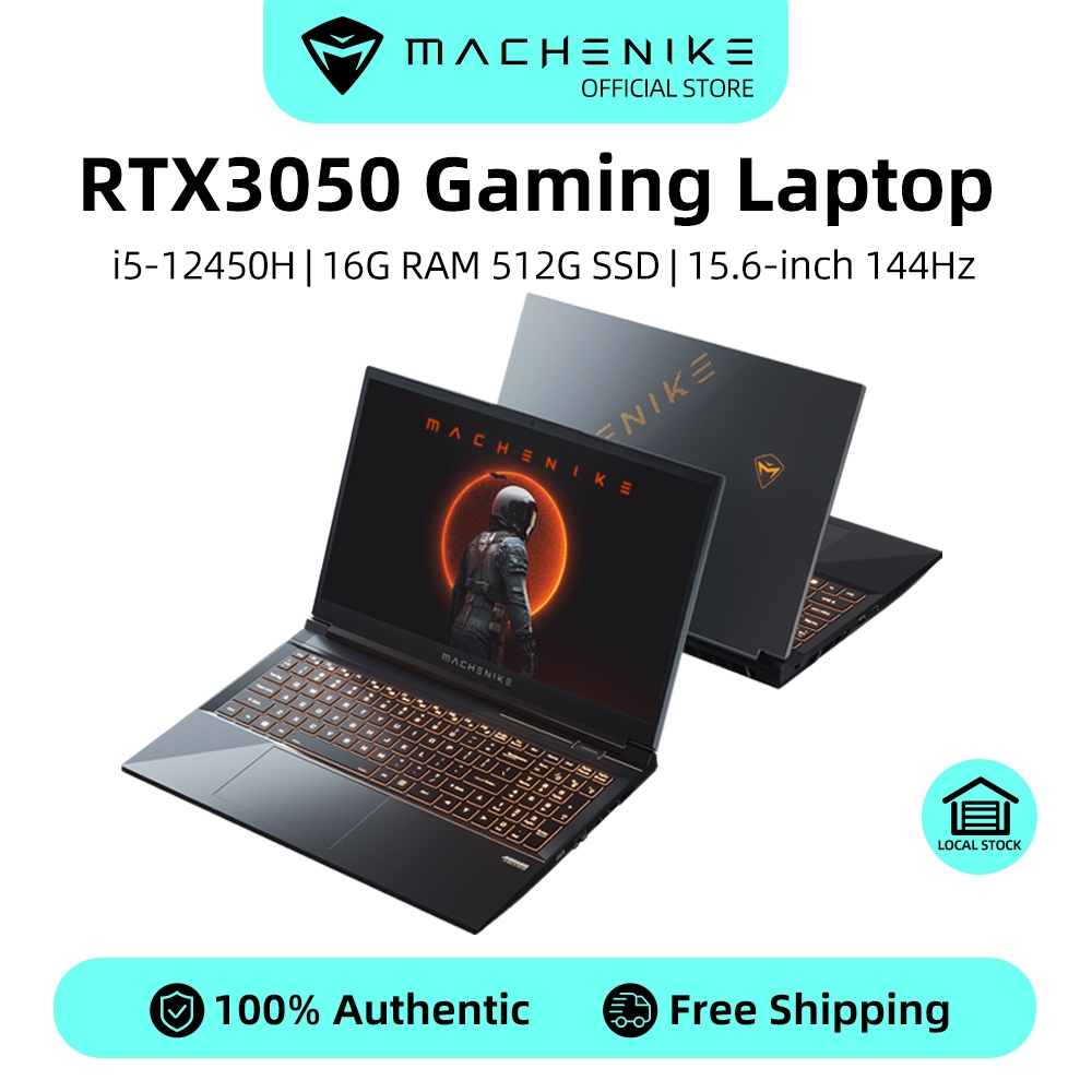 Machenike S15 12th i5 RTX3050 Gaming Laptop, Intel i5-12450H 15.6 ...
