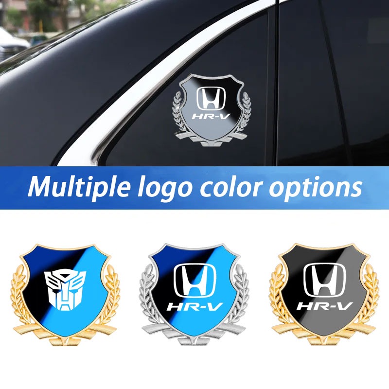 Honda HRV HR-V Car 3D metal wheat ear decoration car sticker ...